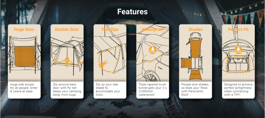 Tentsla - Reinvent Tesla Camping